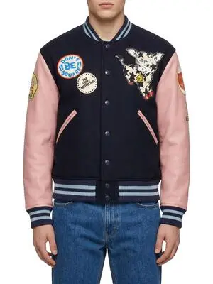 Kenzo Wool Varsity Jacket - Multicolor