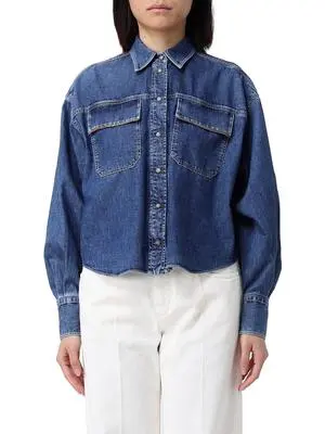 Brunello Cucinelli Cotton Denim Shirt - Blue