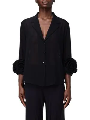 H COUTURE Embellished Shirt - Black