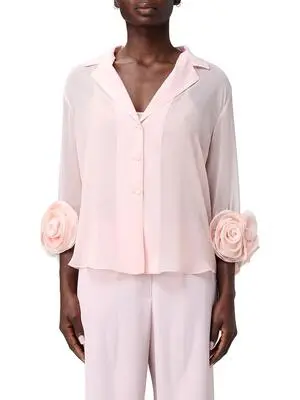 H COUTURE Embellished Shirt - Peach
