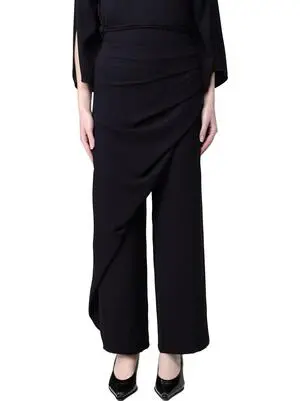 HANITA HANITA Tailored Draped Trousers Black