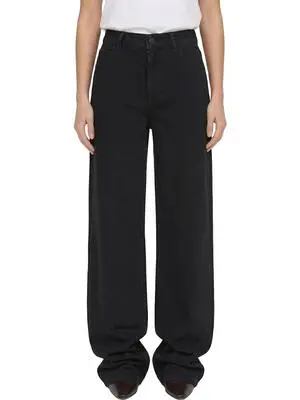 THE ROW Eglitta Wide Leg Jeans - Black