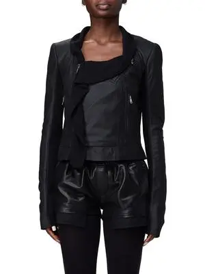 Rick Owens Leather Jacket - Black