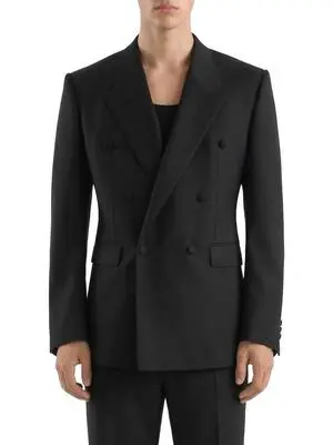 Dolce & Gabbana Double Breasted Jacket - Black
