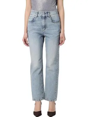Brunello Cucinelli High-waisted Straight Leg Jeans - Blue