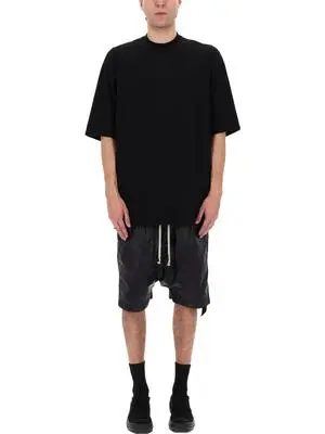 Rick Owens Cotton Oversized T-shirt - Black
