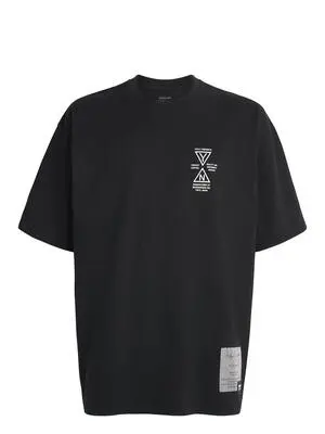 Yohji Yamamoto X Neighborhood Cotton Graphic T-shirt - Black