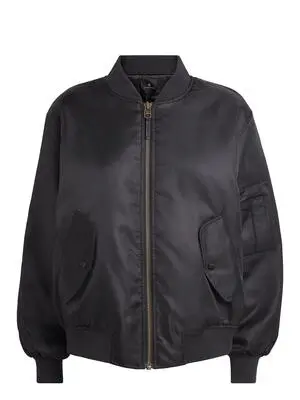 ANINE BING Leon Bomber Jacket Black