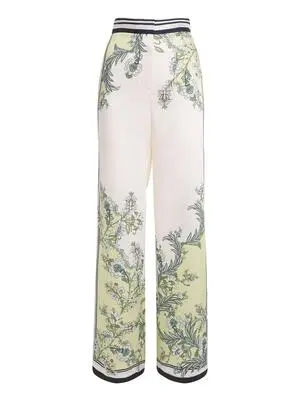 Veronica Beard Grigore Wide-leg Trousers - Green