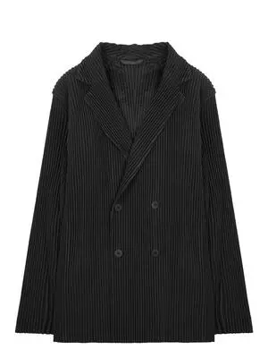 Issey Miyake Giacca Doppiopetto - Black