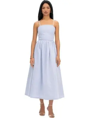 MandiBreeze Cotton Midi Dress - Stripe