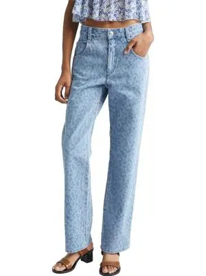 Isabel Marant Brinsa Straight Leg Jeans - Blue