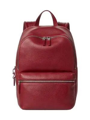 Shinola Leather Backpack Ruby