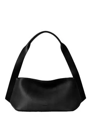Shinola Small Derby Leather Shoulder Bag - Black