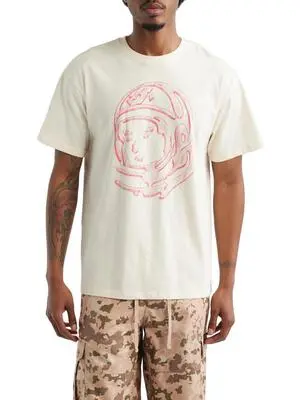 BILLIONAIRE BOYS CLUB Helmet Sketch Graphic T-shirt - Ecru