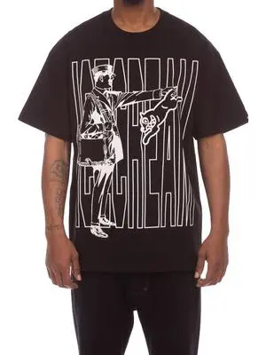 ICECREAM Catcha Tiger Cotton Graphic T-shirt - Black