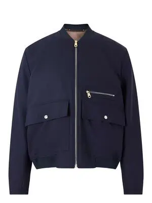 Paul Smith Paul Smith Wool-Twill Bomber Jacket Navy