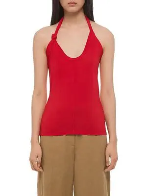 Helmut Lang Halter Neck Twist Dancer Top - Adrenaline Rush