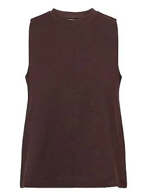 ME+EM Racerback Swing Tank Top - Cocoa Brown