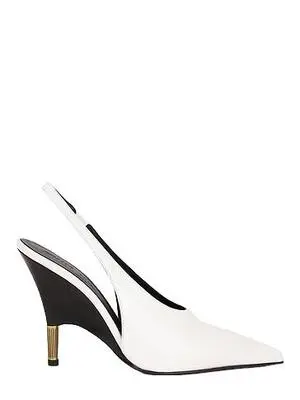 Khaite Bella 100 Slingback Pump - Chalk