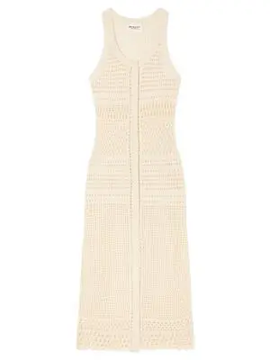 MARANT ETOILE Zaro Open-knit Maxi Dress - Neutrals