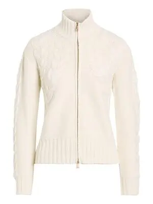 MAX MARA Mabel Cable-Knit Wool And Cashmere-Blend Cardigan