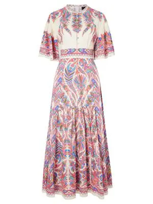 ETRO Printed Cotton-Poplin Maxi Dress
