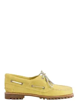 Timberland Suede Lace-up Boat Shoes - Yellow