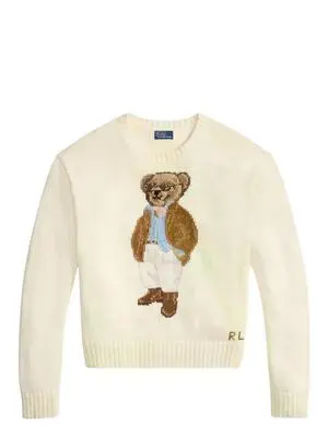 Polo Ralph Lauren Embroidered Sweater - Neutrals