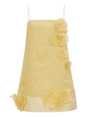 Aje Cloudscape Embellished Top - Yellow