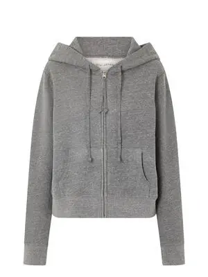 NILI LOTAN Callie Hooded Zip-up Sweater - Gray