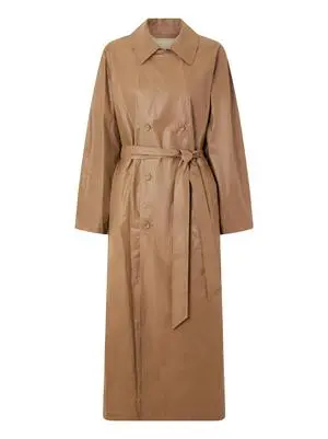 TWP Back & Forth Double-breasted Trench Coat - Neutrals