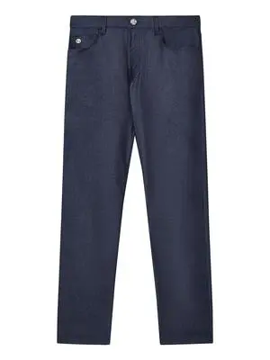 Giorgio Armani Stretch Cotton Denim Twill Jeans - Blue