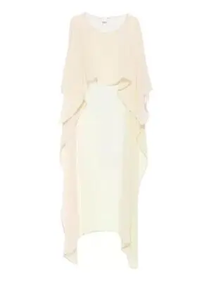 DE SANTIS Asymmetric Cape - Neutrals
