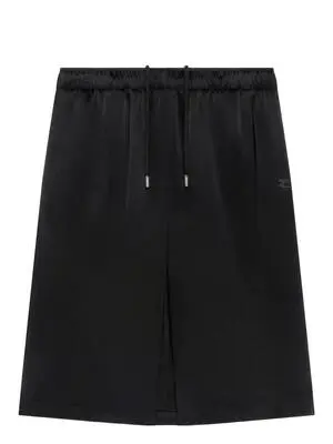 COURREGES Back-panel Shorts - Black