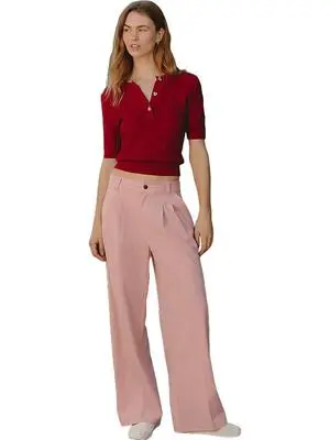 Varley Wide Leg Pants - Mellow Rose