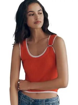 PILCRO Hardware Tank Top - Bright Red