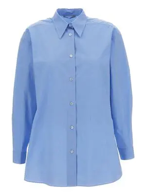 Dusan Camicia In Cotone - Azzurro