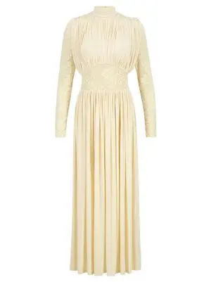 Zimmermann Rebellion Draped Maxi Dress - Beige