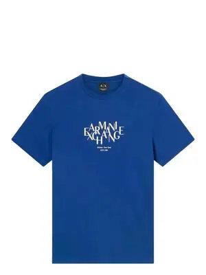 Armani Exchange Crew-neck Graphic T-shirt - Blue