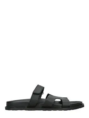 Steve Madden Leather Sandals - Black