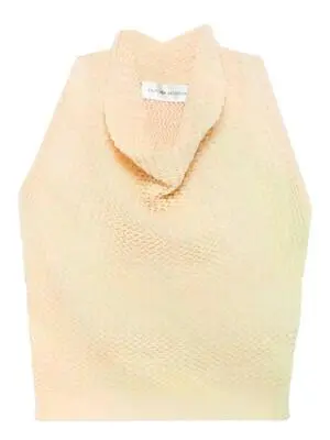 Victoria Beckham Sleeveless Knit Top - Neutrals