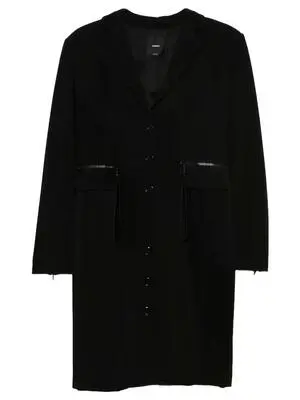 Pinko Honorata Long-sleeve Midi Dress - Black