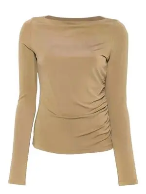 Max Mara Ruched Top - Neutrals