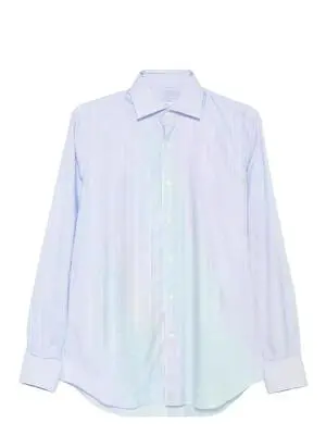 ALESSANDRO GHERARDI Striped Buttoned Shirt - Blue