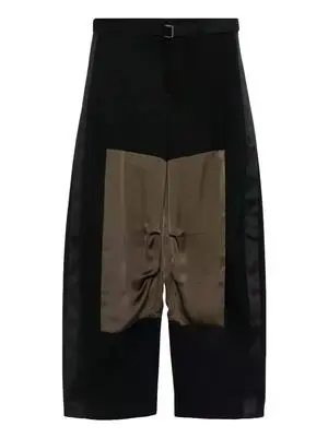 Sacai Panelled Trousers Black