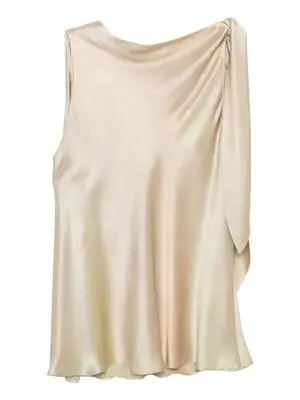 Antonelli Firenze Cloe Tie-detail Blouse - Neutrals
