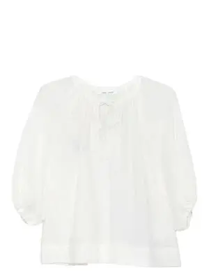 SAMSOE SAMSOE SAMSOE SAMSOE Samateran Tie-Neckline Blouse
