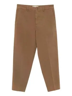 BONHEUR Button Trousers - Brown