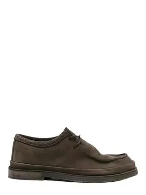 PANTANETTI Lace-up Leather Derby Shoes - Brown